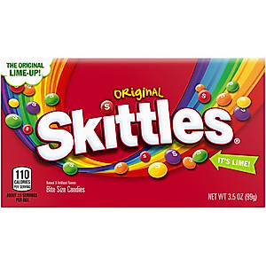 Skittles Original Candy Theater Box, 3.5 ounce