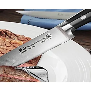 Cangshan TS Series 1020724 Swedish 14C28N Steel Forged 4-Piece Steak Knife Set