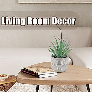 Der Rose Fake Succulents Plants Artificial Succulents in Pots for Room Home Bathroom Bedroom Office Boho Decor