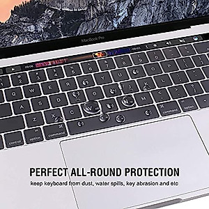 EooCoo Compatible with 2023 2022 M2 MacBook Pro 13 inch Case 2021-2016 Release M1 A2338 A2289 A2251 A2159 A1989 A1706 A1708 Protective Hard Case with Keyboard Cover, Screen Protector - Crystal Clear