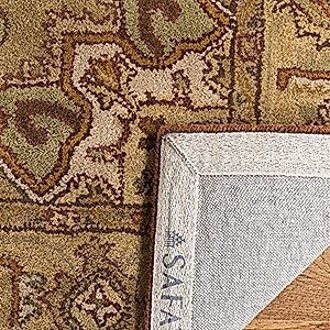 SAFAVIEH Heritage Collection 2' x 3' Rust / Gold HG345A Handmade Traditional Oriental Premium Wool Accent Rug