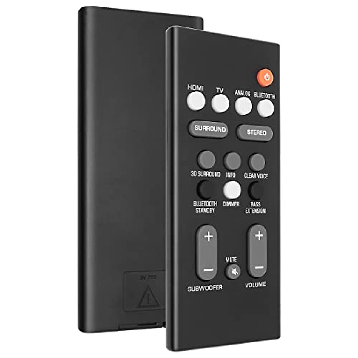 Replacement Remote Control VAF7640 VAF76400 for Yamaha ATS-1080 ATS1080 YAS-108 YAS108 Home Theater Audio Soundbar System(with Battery)