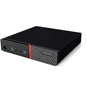 Lenovo M600 Tiny Dual Displays supported Computer (Intel Pentium up to 2.64GHz, 4G DDR RAM, 128GB SSD, WiFi, Bluetooth, HDMI, USB 3.0, Dual DisplayPort, Windows 10 pro) (Renewed)