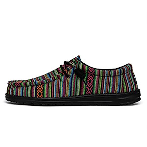 Hey Dude Men's Wally Serape Mesa Verde Size 11| Men's Loafers | Men's Slip On Shoes | Comfortable & Light-Weight