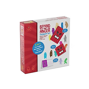 Behind the Anger Therapy Kit - Anger Management for Kids | Play Therapy Games for Teens and Kids | Emotional Regulation for Kids | CBT Counseling Games for Anger Control | Designed for Professionals