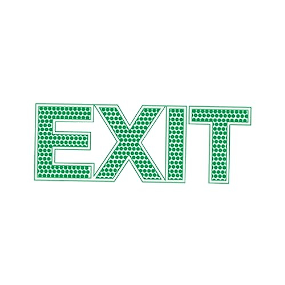 Anneome Exit Sign Sticker Exit Decal Noctilucence Exit Sign Exit Wall Decal Exit Wall Sticker Emergency Door Exit Sign Exit Photoluminescent Signs Stickers Luminous Exit Sign Emblems Green