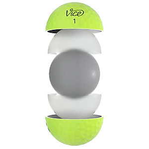 Vice Pro Soft Golf Balls, Lime (One Dozen)