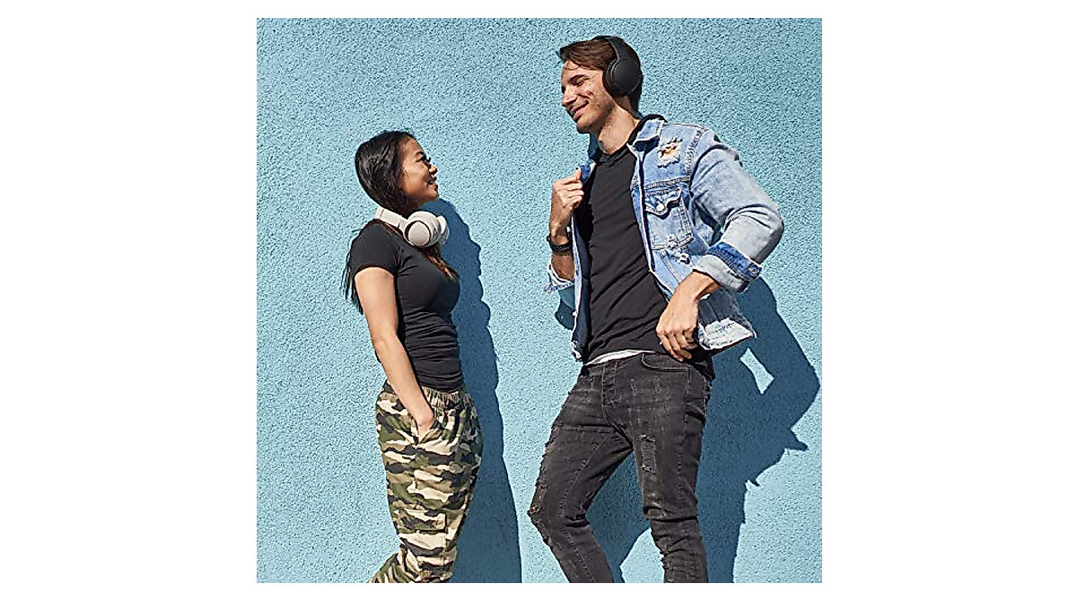 Panasonic RB-M500B Wireless Headphones with Deep Bass and 30H Playtime