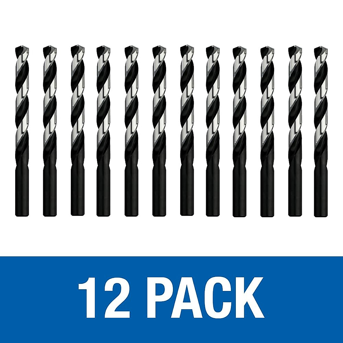 Champion Cutting Tool XL5-36 Brute Platinum HD HSS Jobber Twist Drill 135-Degree Split Point, 12-Pack