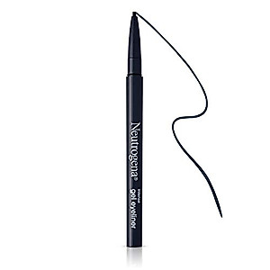 Neutrogena Intense Gel Eyeliner with Antioxidant Vitamin E, Smudge- & Water-Resistant Eyeliner Makeup for Precision Application, Smokey Gray, 0.004 oz