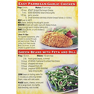 Good Seasons Italian Salad Dressing & Recipe Mix 0.7oz, 10 Pouches, Total Net 7oz