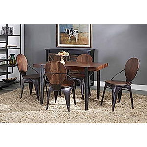 Coast to Coast Gunmetal Dining Table,48" W x 30" D x 30" H