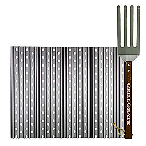 GrillGrate - Replacement Grill Grates for Weber Spirit 310 Series, Genesis Silver B, Genesis 1000 Set Comes with Grilling Tool