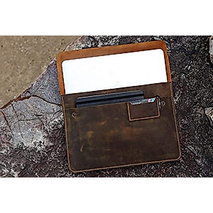 Vintage retro leather new macbook pro 14 15 16 inch sleeve case/macbook air leather bag cover MAC05SF-B