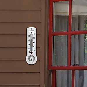 LaCrosse La Crosse 204-109 9 Inch Traditional Thermometer/Hygrometer, 9"