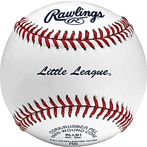 Rawlings | LITTLE LEAGUE Competition Grade Baseballs | RLLB1 | Youth/14U | Game/Practice Use | 12 Count