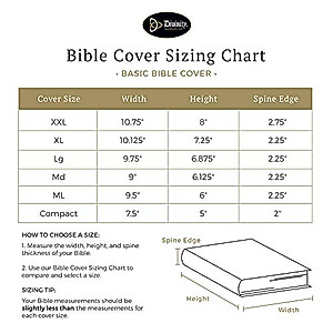 Divinity Boutique Bible Cover Basic Burgundy, XXL (21450) | 8" x 10.75" x 2.75"