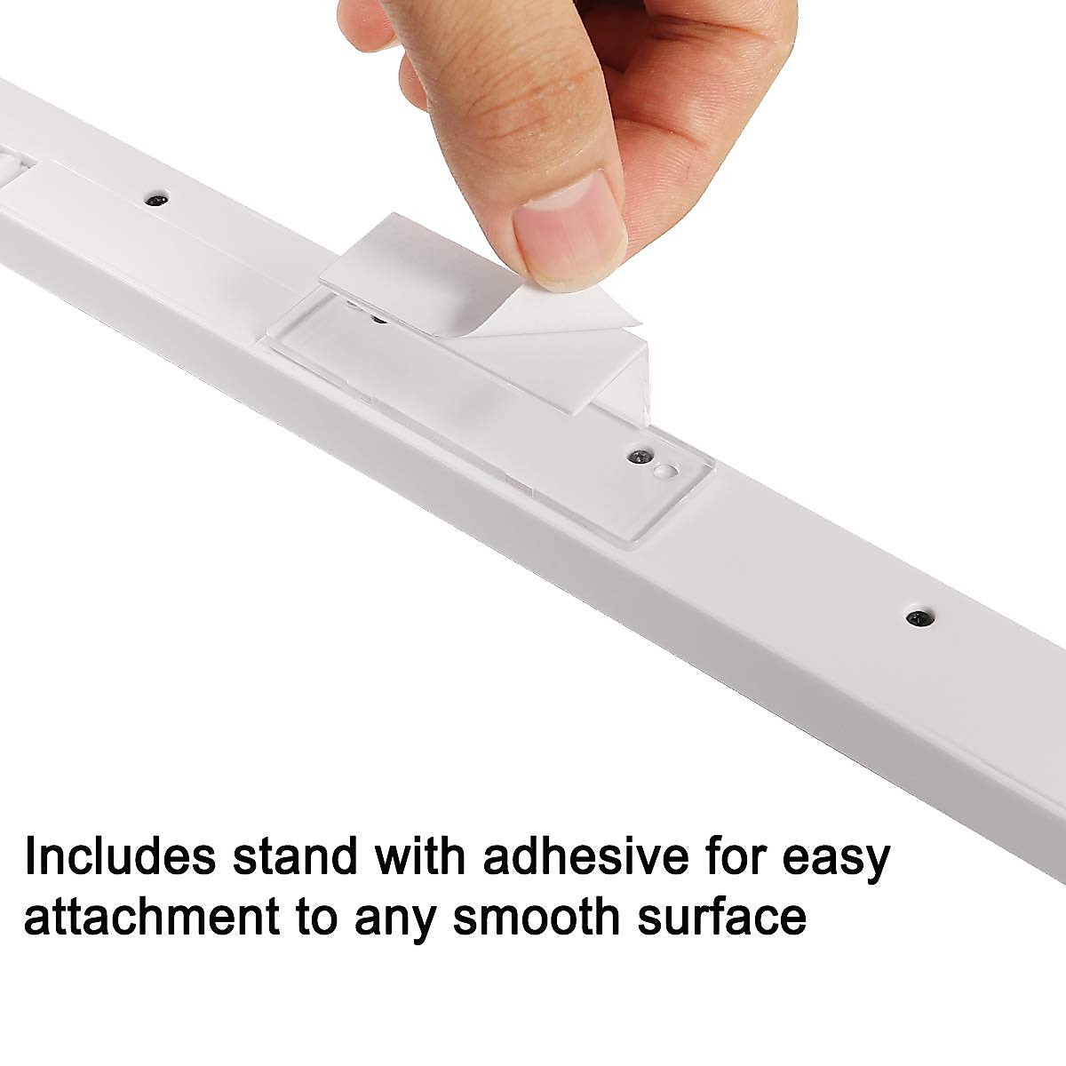 Aokin Sensor Bar for Wii, Replacement Wireless Infrared Ray Sensor Bar for Nintendo Wii and Wii U Console, Includes Clear Stand, White