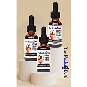 The Healing Dog: Hemp Drops for Dogs - 600mg