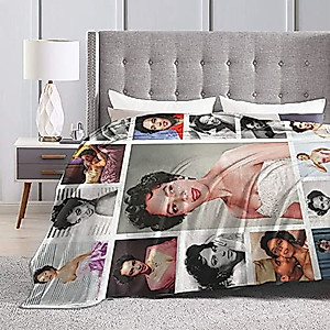 Dorothy Music and Dandridge Blanket Soft Warm Flannel Fleece Blanket Throw Blankets for Bed Couch 80"x60"