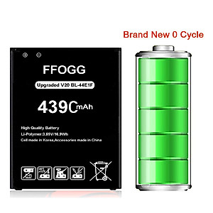 LG V20 Battery,[4390mAh] Upgraded Li-Ion Battery for LG V20 BL-44E1F US996, AT&T H910, T-Mobile H918, Verizon VS995, Sprint LS997 LG V20 Spare Battery