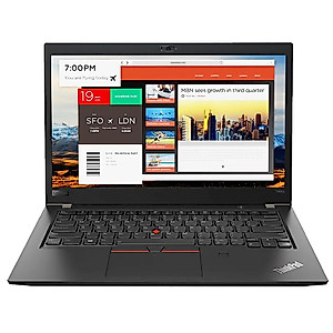 Lenovo ThinkPad T480s FHD 14.0'' Grade A Business Laptop, Intel Core i5-7300 Processor, 2.6GHz Base Frequency, 20GB RAM, 512GB SSD, Wi-Fi, Bluetooth, Camera, Windows 10 Pro 64-bit (Renewed)