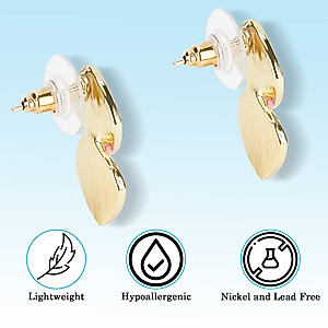 Blue Pink Earrings，Pregnant Women Dress T-Shirt Decorations，Gender Reveal Idea， Baby Shower Party， Mom Wife Gift – by ZouYee