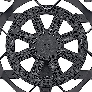 ARC Cast Iron Single Burner Propane Stove, 200,000BTU High Pressure Outdoor Gas Stove Cooker,16"Square Stove,Burners For Outdoor Cooking Turkey Fry,Crawfish Boil With Height Adjustable Legs