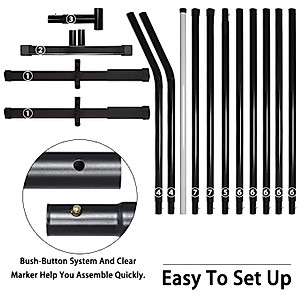 Pickleball Set with Net, Portable Indoor and Outdoor Pickleball Net System with Paddle Set of 4, Stable Pickle Ball Nets for Driveway Easy Assembly