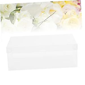 Alipis clear plastic organizer bins de transparente girl Clamshell white