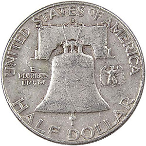 1960 D Franklin Half Dollar AG About Good 90% Silver 50c US Coin Collectible