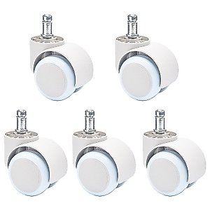 DIOSHOME 5-in-1 Caster Set. Freely Rotatable Wheels. Suitable for Children's Study Chairs. No Damage to The Floor.