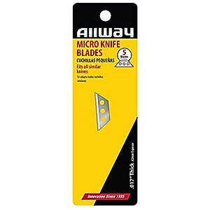 ALLWAY MKB5 Micro Knife Blades, 5 Pack