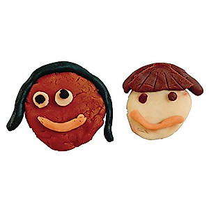 Colorations Multi Cultural Dough, 6 Pounds, 6 Natural Skin Tones, Non-Toxic, Resealable Tubs, Soft, Non-Crumble, Modeling, Sensory, Smooth, School, All About Me, Social Awareness