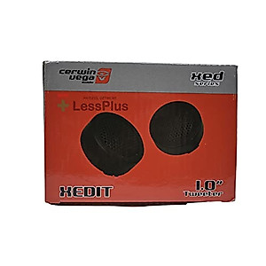 Cerwin Vega XED1T 1" 4Ω 500W Max Piezo Dome Tweeter Add-On Kit