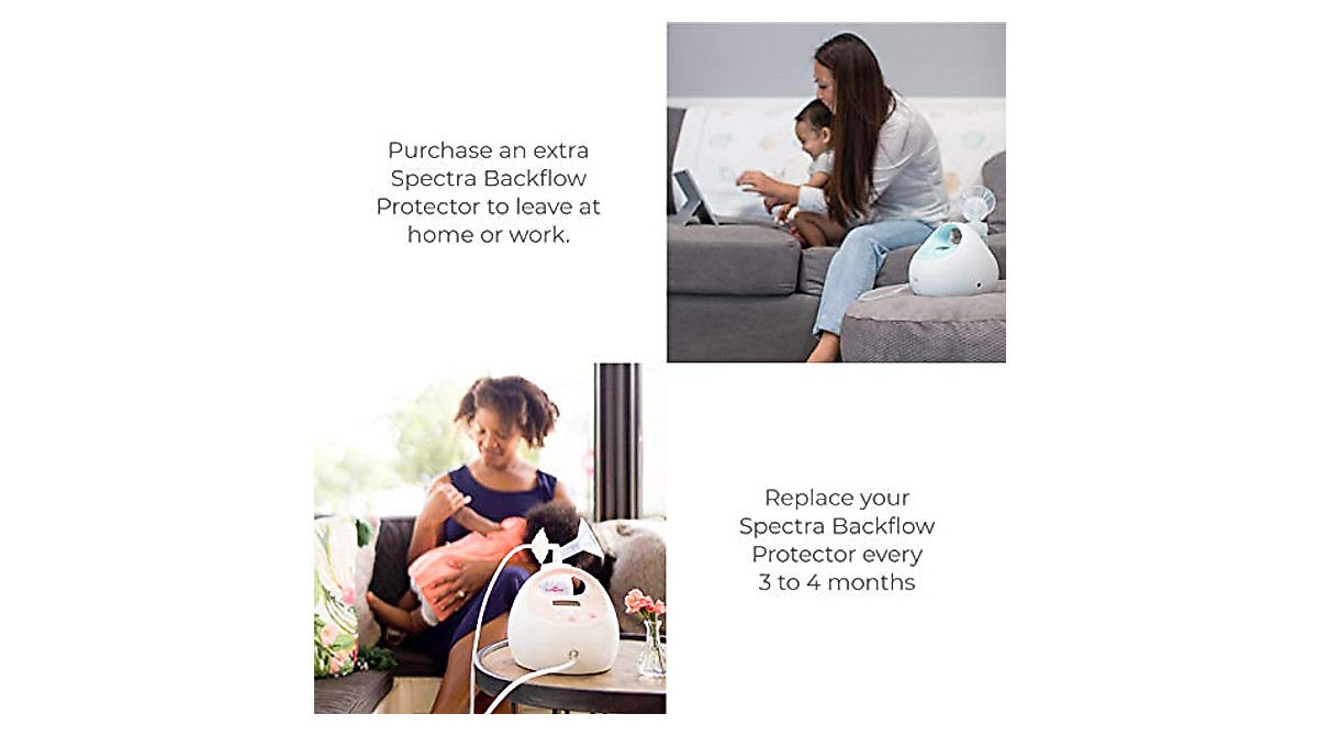 Spectra Backflow Protector & Valve Bundle for Breast Pumps