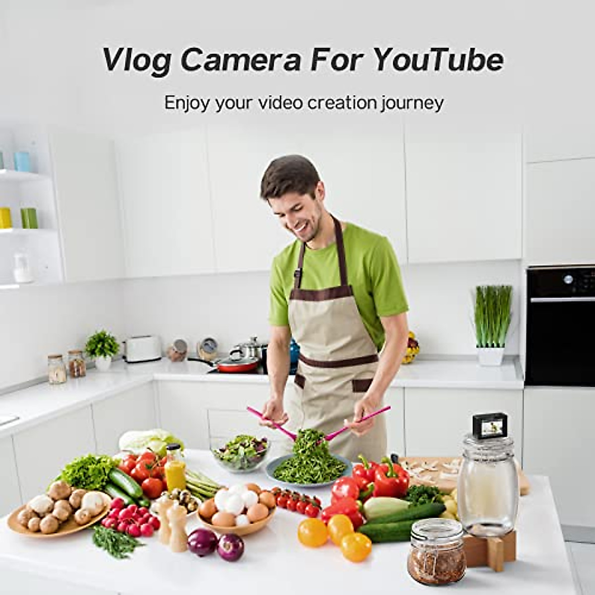 Action Camera 4K WiFi - 40M Waterproof Underwater Camera Motorcycle Helmet Camera Support 128G TF Card for Diving Riding Hiking,External Microphone, 2*Batteries and Mounting Accessories