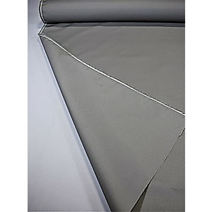 USA Fabric Store Light Gray Outdoor Marine Boat Awning Fabric Marine One UV DWR 60 W by The Yard