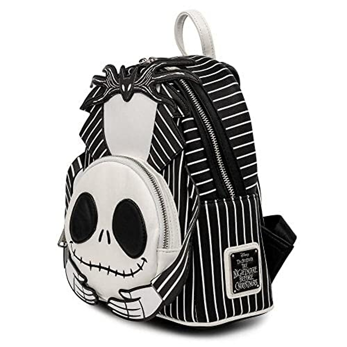 Loungefly Disney Nightmare Before Christmas Headless Jack Skellington Womens Double Strap Shoulder Bag Purse