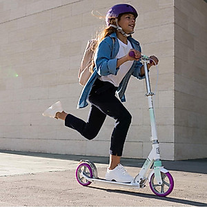 ygqtbc Adult Scooter 2019 Upgraded Kick Scooter Height-Adjustable Foldable Dual Suspension Rear Fender Brake Lightweight Aluminium Alloy Commuter 220lb Max Load Big Wheels Scooter for Adults Teens Kid