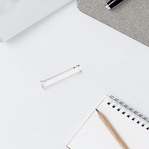 Baluue Optical Glass Hexagonal Prism for Teaching Light Spectrum Physics and Photo Photography Cylindrical Prism for School