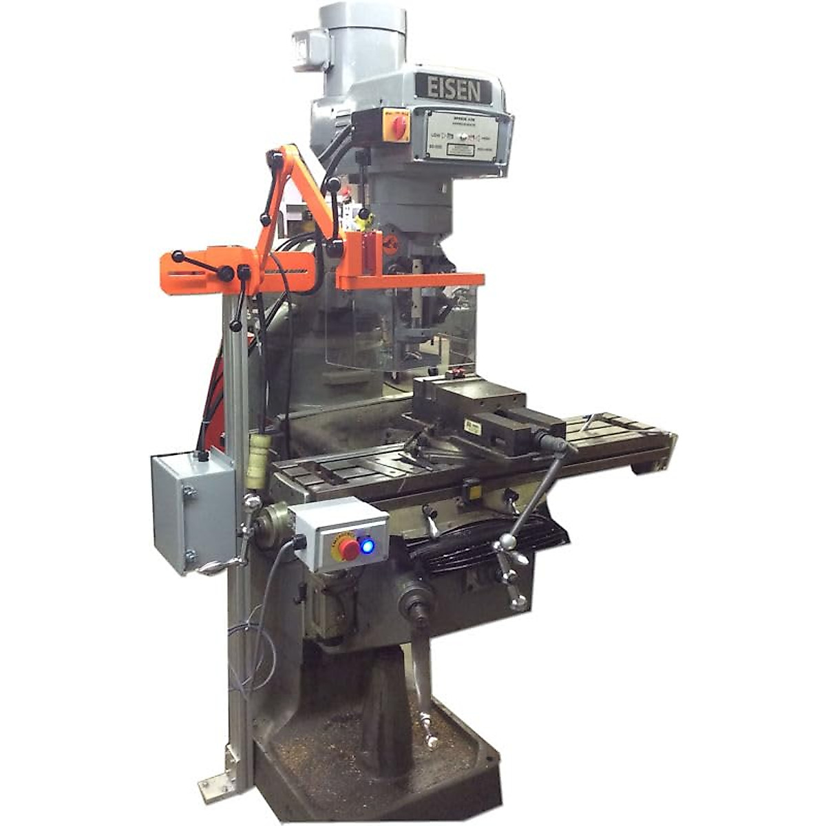 Floor Mount Milling Machine Safety Guard, Interlocked Model. Part # MG-1-SK1 by ATS MACHINE SAFETY SOLUTIONS