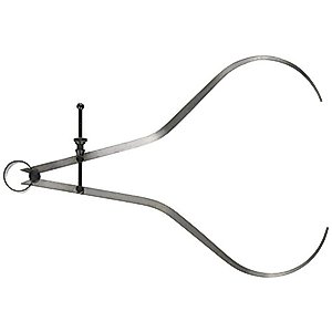 Grizzly G9277 Stainless Stee Length Outside Spring Caliper 12-Inch