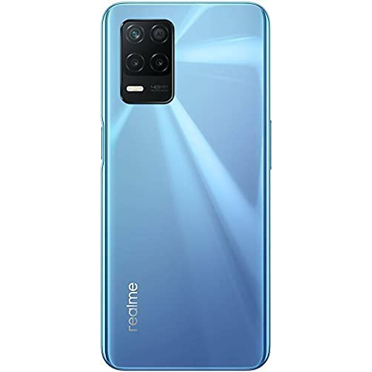 Realme 8 5G + 4G Volte GSM Unlocked Global USA Latin Europe Octa Core 48MP Triple Camera (NOT Verizon/Boost/CDMA) (Blue Supersonic, 128+8GB)