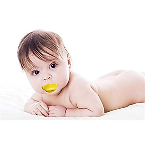 LAIMALA® Cute Duck Baby Pacifier Novelty Toddler Nipple Funny Soothers Baby Toy Gift