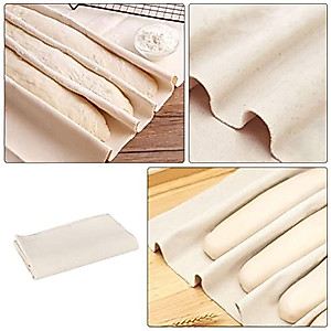 Hemoton Dough Organic Bread Machine Pan French Bread Loaf Fermented Cotton Canvas Household Bread Baking Tool Kitchen Bread Pastry Washing Machine Pan Organic Cheese