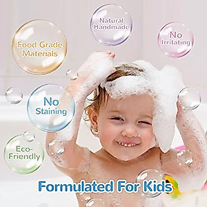 Unicorn Bath Bombs Gift Set with Jewelry Inside, 9 Pack Organic Kids Magic Bath Bombs with Surprise Inside with Jewelry for Girls