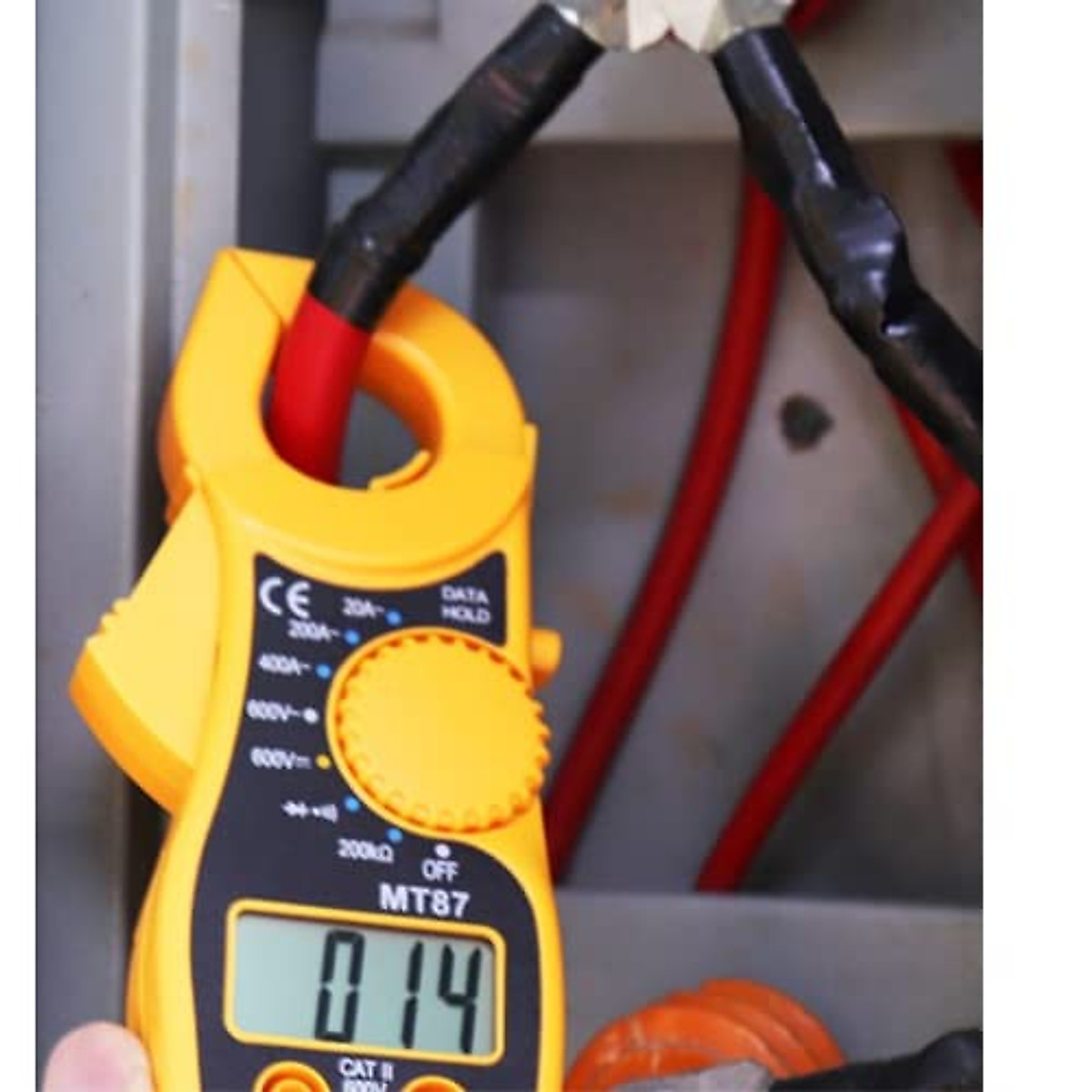Digital Multimeter, Digital Clamp Meter Multimeter AC DC Voltmeter Range Volt Ohm Amp Tester