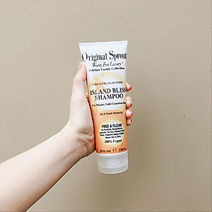 Original Sprout Tahitian Shampoo for Color-Treated Hair, Vegan, 8 oz. Bottle