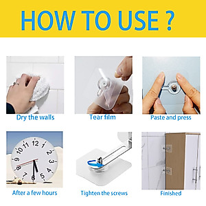 Furniture Anchors Baby Proofing Furniture Anchor Adhesive Furniture Wall Anchors Anti Tip Furniture Anchors Baby Proofing Kit No Drill Dresser Wall Safety Anchor Cabinet To Wall- Free Wrenches, 5Pairs